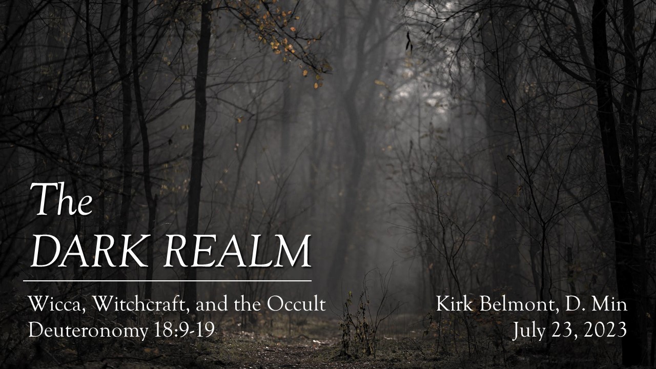 Wicca, Witchcraft and the Occult - Hope Community Church